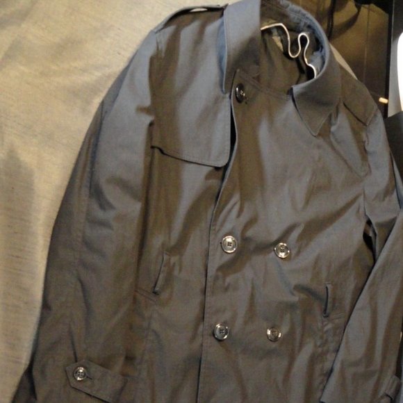 Jackets & Coats | Approved Military Usn Asu Army Trench Coat Overcoat ...